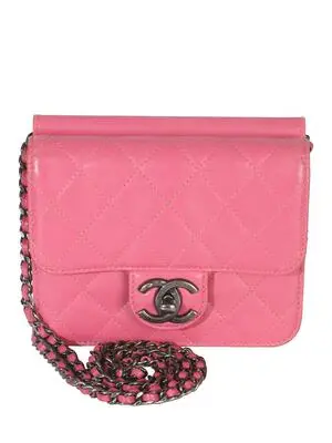 CHANEL Chanel Quilted Lambskin Mini Flap Bag