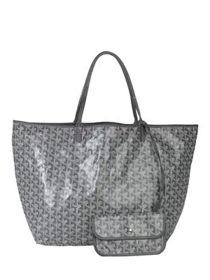Goyard Grey Goyardine Canvas Saint Louis Gm - Gray