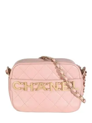 Chanel Quilted Camera Bag - Pink