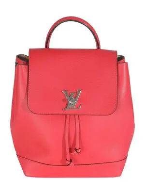 LOUIS VUITTON Rubis Calfskin Leather Lockme Backpack - Pink
