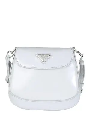 Prada Brushed Leather Mini Cleo Gray