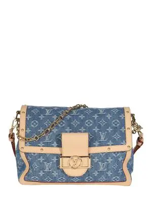LOUIS VUITTON Monogram Denim Dauphine Soft GM