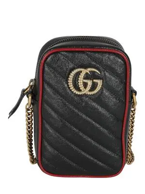 Gucci Gg Marmont Crossbody Bag - Black