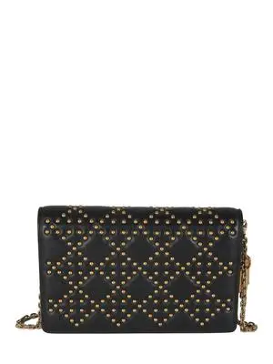 Dior Lady Wallet On Chain - Black
