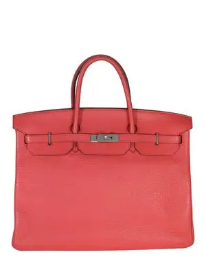 Hermès Bougainvillea Togo Birkin 40 Phw - Pink