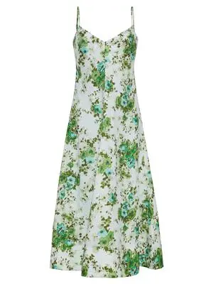 Cara Cara Mae Fit-and-flare Midi Dress - Wildair Mint