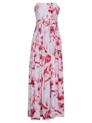 Cara Cara Greenfield Maxi Dress - Petal Sketch Light Blue