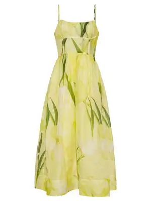 Cara Cara Alba Printed Midi Dress - Lillian Lemon