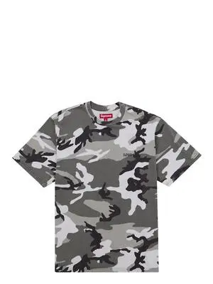 Supreme Washed Short Sleeve Top - Snow Camo
