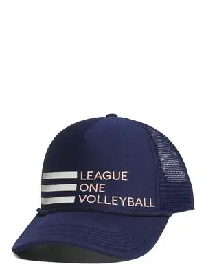 Adidas Lovb 3-stripe Trucker - Collegiate Navy / Rose / White