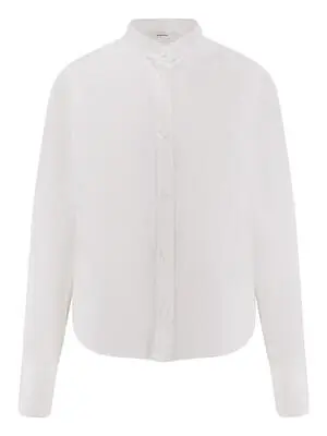 Givenchy Open Back Cotton Shirt - White