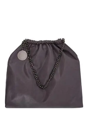 Stella McCartney Falabella Shoulder Bag With Metal Drawstring - Grey