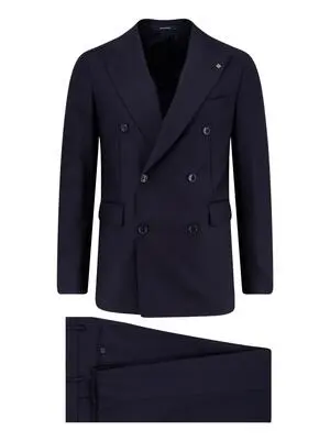 Tagliatore Virgin Wool Suit - Blue