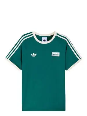 Adidas X Oasis Tour 3-stripes T-shirt - Collegiate Green/cream White