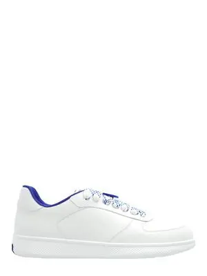 Burberry Terrace Leather Sneakers - White