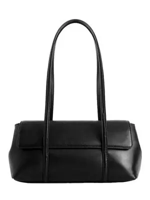 Cos Nouveau Leather Shoulder Bag - Black