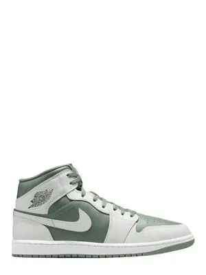 JORDAN 1 Mid Sneakers - Summit White/vintage Lichen