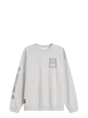 DAMSON MADDER The Reader Sweatshirt - Grey