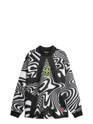 Nike Brasil Goalkeeper Long Sleeve Shirt Black/volt