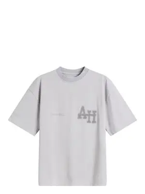 ANNIE HOOD College T-shirt - Washed Grey