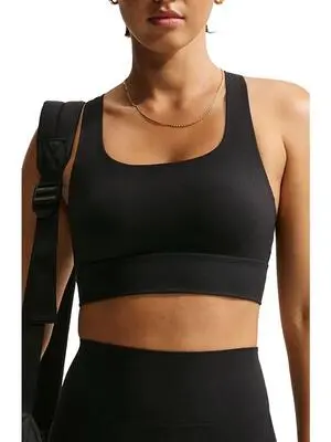 Nike Zenvy Light-support Sports Bra Black/cool Grey