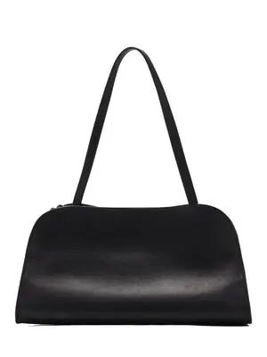 THE ROW Peggy Leather Clutch - Black