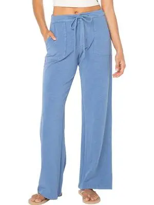 Roxy Smooth Ride Wide Leg Pants - Blue Horizon