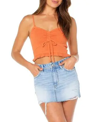 Roxy Spring Fling Crop Tank Ginger Spice