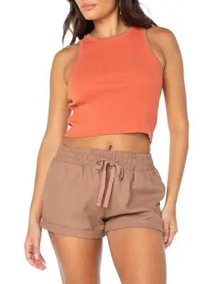 Roxy Meant To Be Crop Tank - Ginger Spice