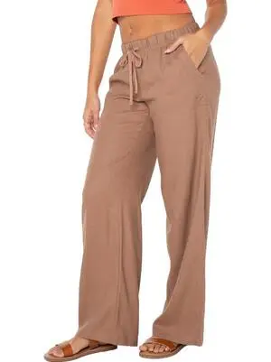 Roxy Lagoon Cover-Up Pants Brownie