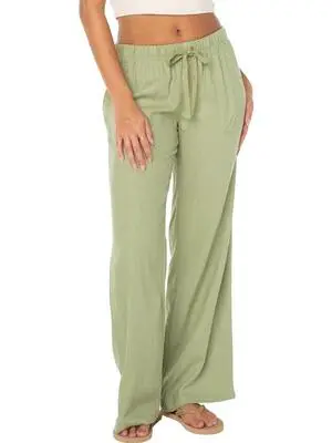Roxy Lagoon Cover-Up Pants Sage