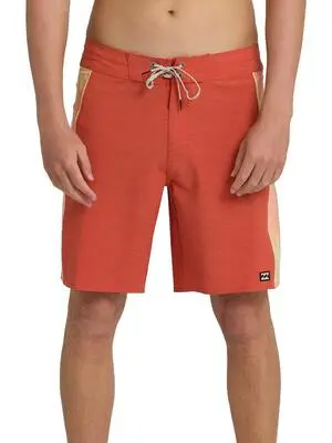 BILLABONG Dbah Pro Board Shorts Barn Red