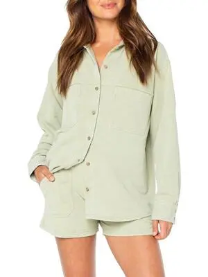 Roxy Dawn Light Button-Up Shirt Sage