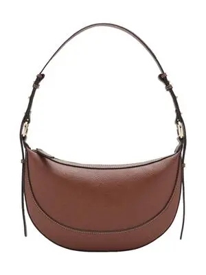 Mango Oval Faux Shoulder Bag - Leather