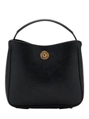 Mango Small Crossbody Bucket Bag - Black