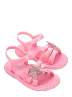 Melissa Hip Sky Sandal Pearly Pink/glitter