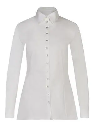 Anne Fontaine Larryton Poplin Shirt - White