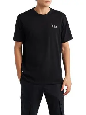 RtA Colin Chest Logo T-shirt - Black