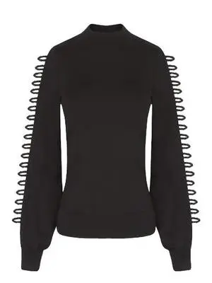 Anne Fontaine Parfum Knit Top - Black