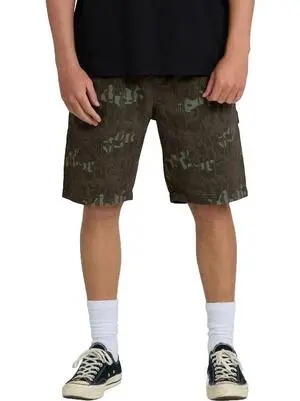 BILLABONG Camo Carpenter Shorts - Green Camo