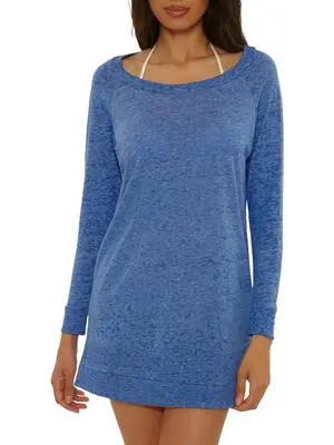 BECCA® By Rebecca Virtue Beach Date Long Sleeve Tunic - Lapis