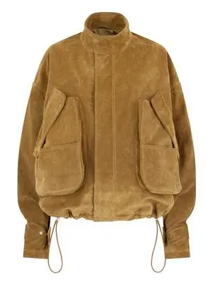 Attico Bomber Jacket - Tan
