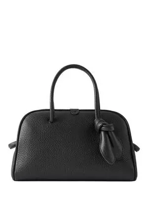 Jacquemus The Turismo Small Textured-leather Tote - Black