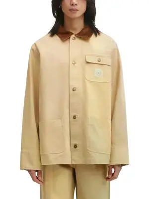 SPORTY & RICH Corduroy-collar Jacket - Neutrals
