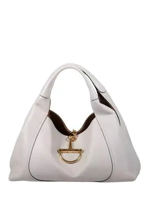 Gucci Maxi Softbit Horsebit Shoulder Bag - Grey