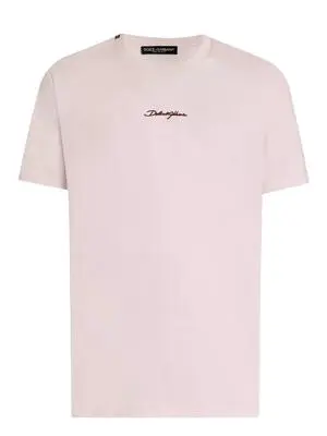 Dolce & Gabbana Logo T-shirt Pink