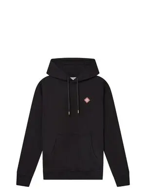 Casablanca Diamond Logo Hooded Sweatshirt - Black