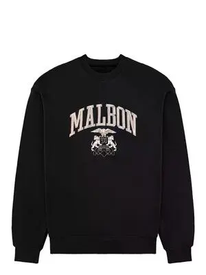 MALBON Graphic Sweater - Black