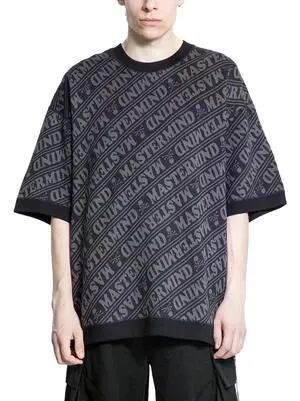 MASTERMIND WORLD Logo-print T-shirt - Black