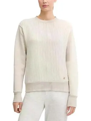 COLMAR Textured Crew-neck Sweatshirt - Neutrals